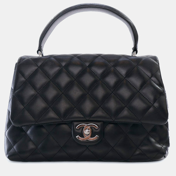 Chanel Medium Lambskin Kelly Top Handle Bag
